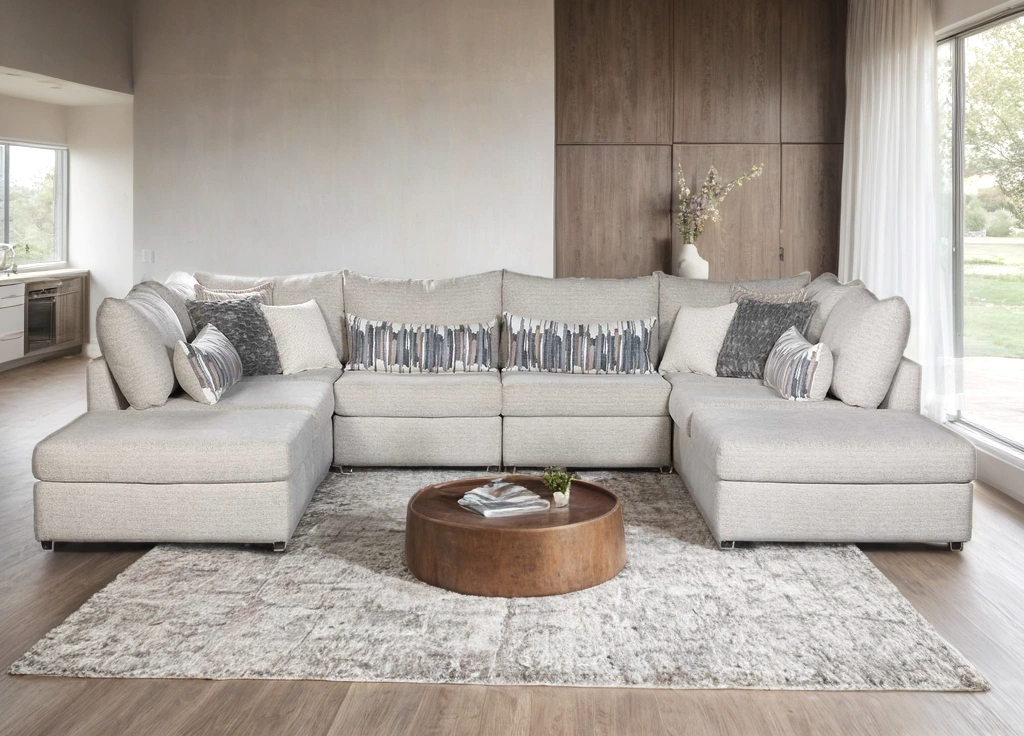Behold 2880 6Piece Modular Comfort Sectional – Calm Dwelling
